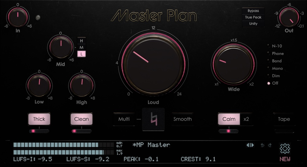 Master Plan: AAX/AU/VST3 Mastering Plugin | Musik Hack